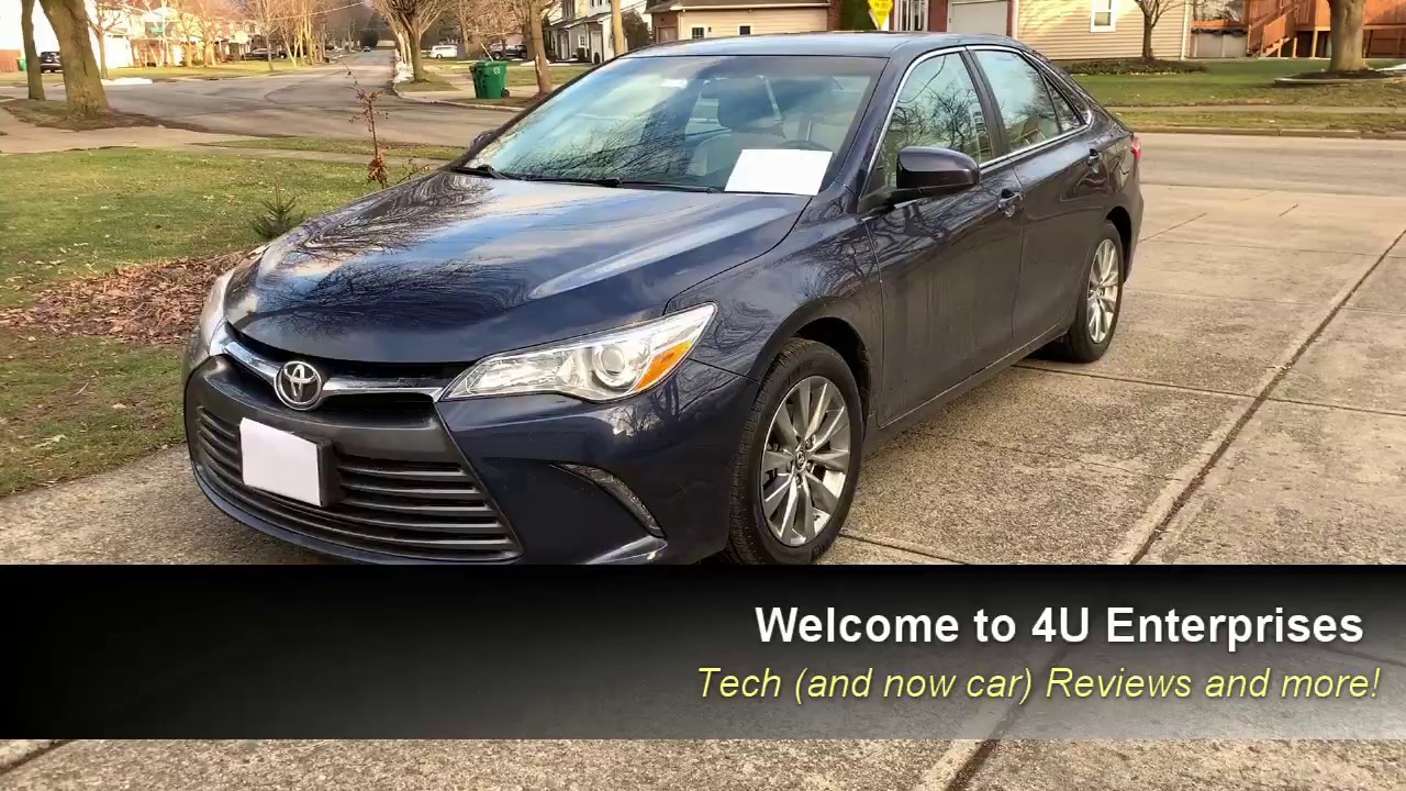 2016 Toyota Camry XLE Startup and Walkaround - YouTube