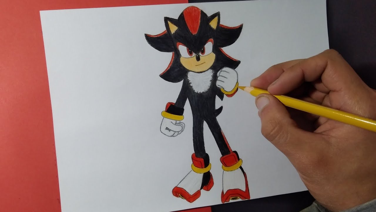 Dibujando a Shadow Realista | Drawing Realistic Shadow - YouTube