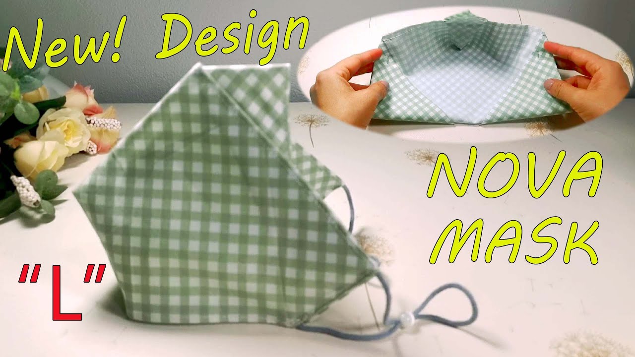 😷Easy Way To Make A Perfect Fit Face Mask | All Sizes (S M L) DIY Face ...