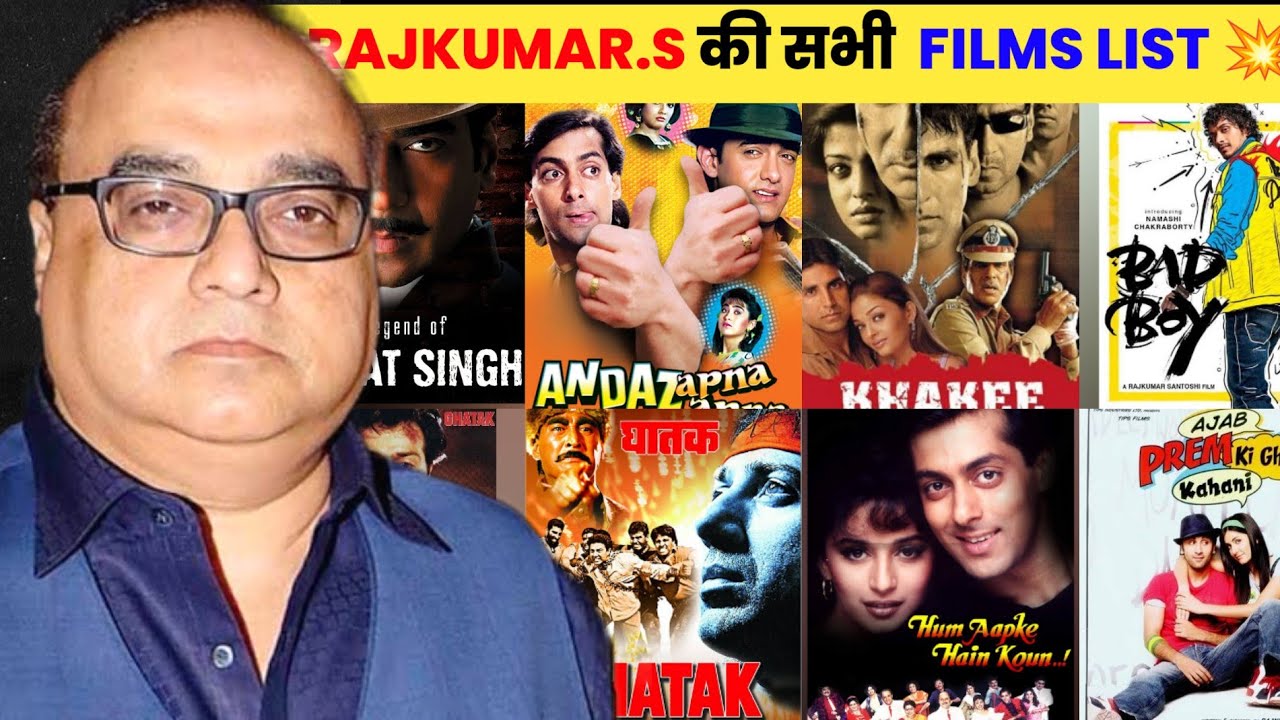 DIRECTOR Rajkumar Santoshi All Movies List Hits And Flops Box Office ...