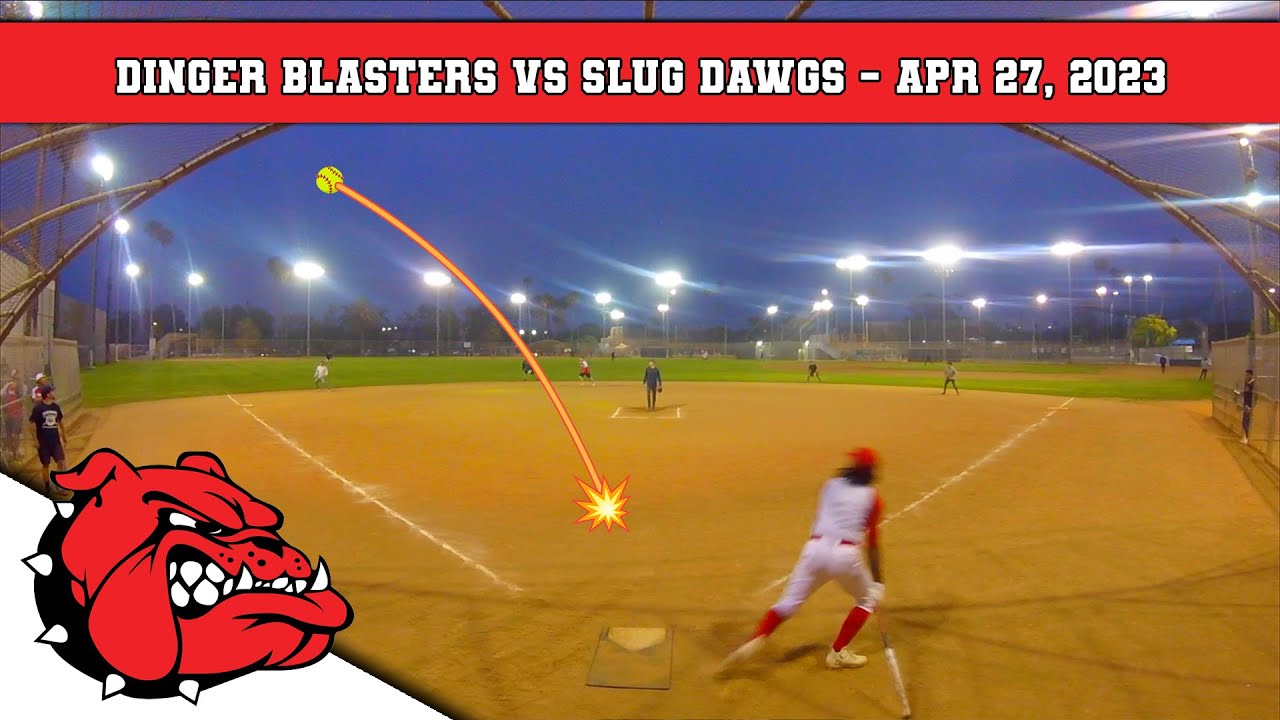 Softball | Dinger Blasters vs Slug Dawgs | April 27, 2023 - YouTube