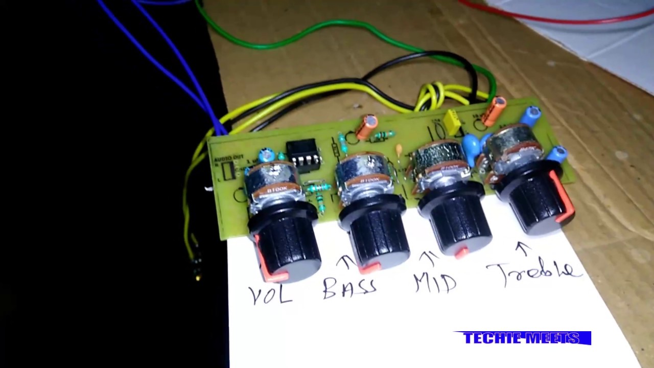Dc 12v 3 Band tone control #sound test - YouTube