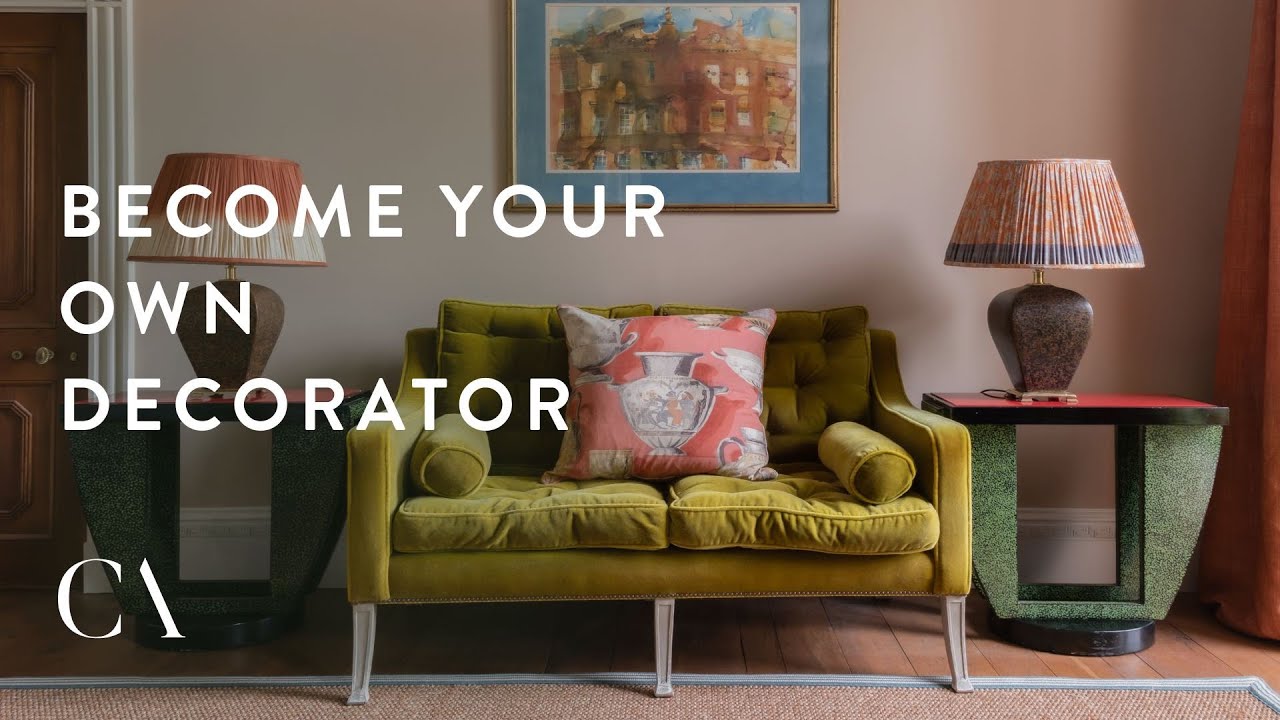 Become your own decorator | 20% off all interiors courses - YouTube