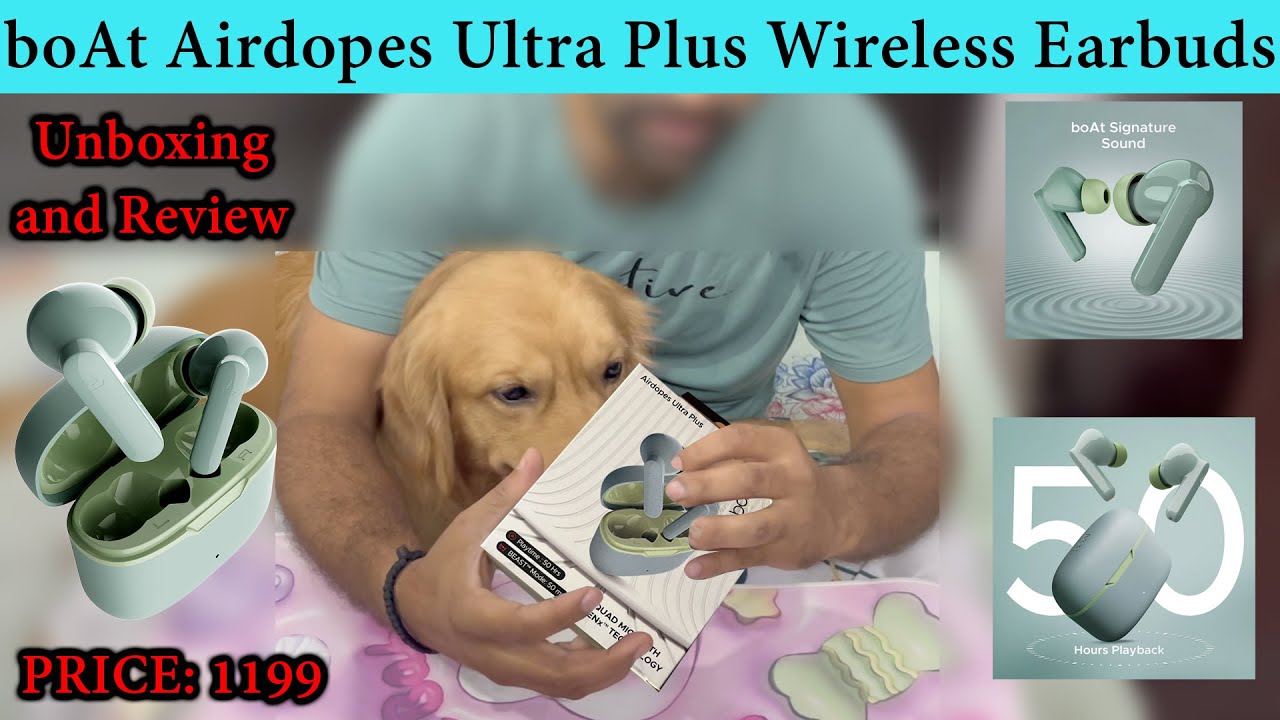 boAt Airdopes Ultra Plus Wireless Earbuds Unboxing and Review | BEST ...