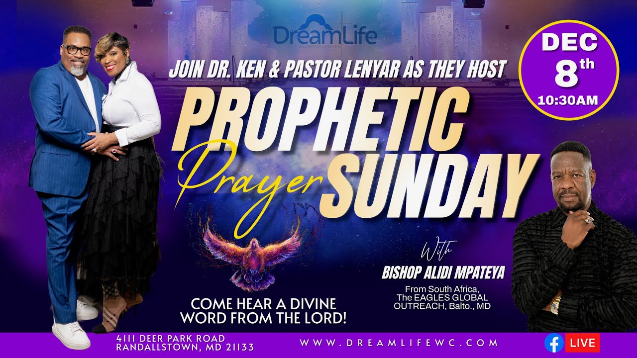 Join Dr. Ken and Pastor Lenyar as they host a Prophetic Prayer Sunday ...
