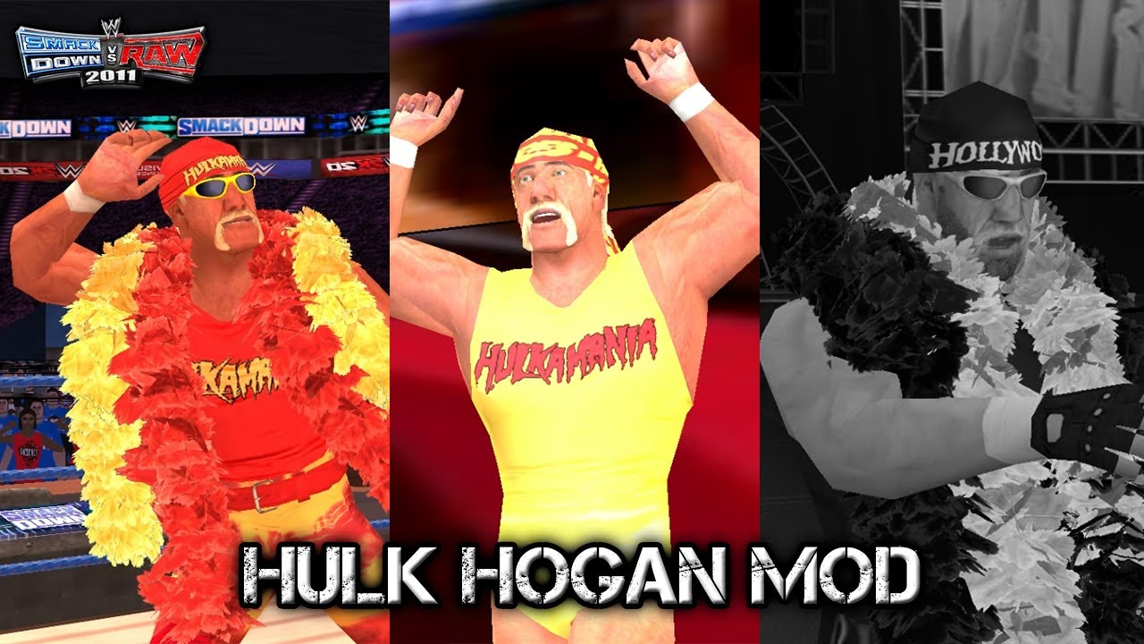 WWE SvR 2011: Hulk Hogan Mod Pack | SvR PSP Mods - YouTube