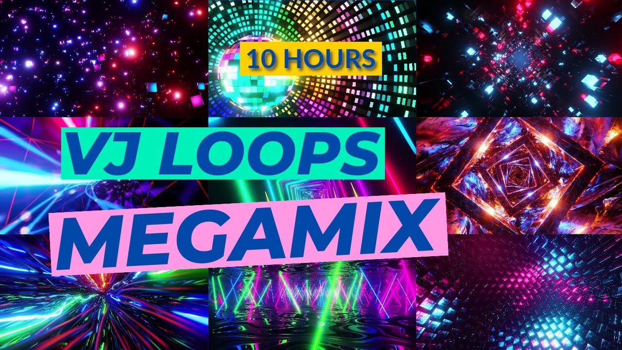 VJ Loops Megamix | Hypnotic Visuals for DJs and VJs - YouTube
