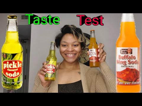 Disgusting Soda Challenge WEIRD FOOD FLAVORED SODAS Lester's Food soda ...