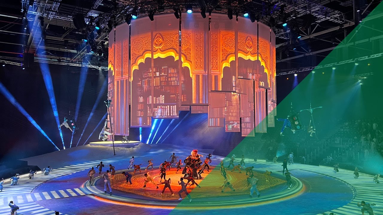 Terhal by Dragone - prints & projection on stage fabrics by ShowTex - YouTube