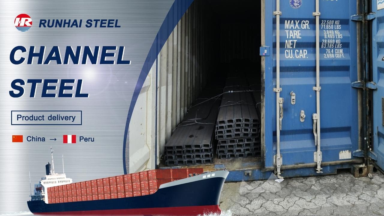 channel steel Packing and delivery - YouTube