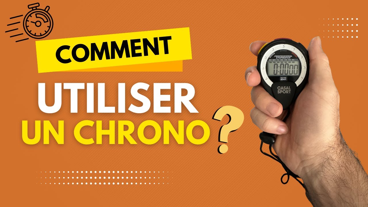 [Tuto] Comment utiliser un chronomètre? - YouTube