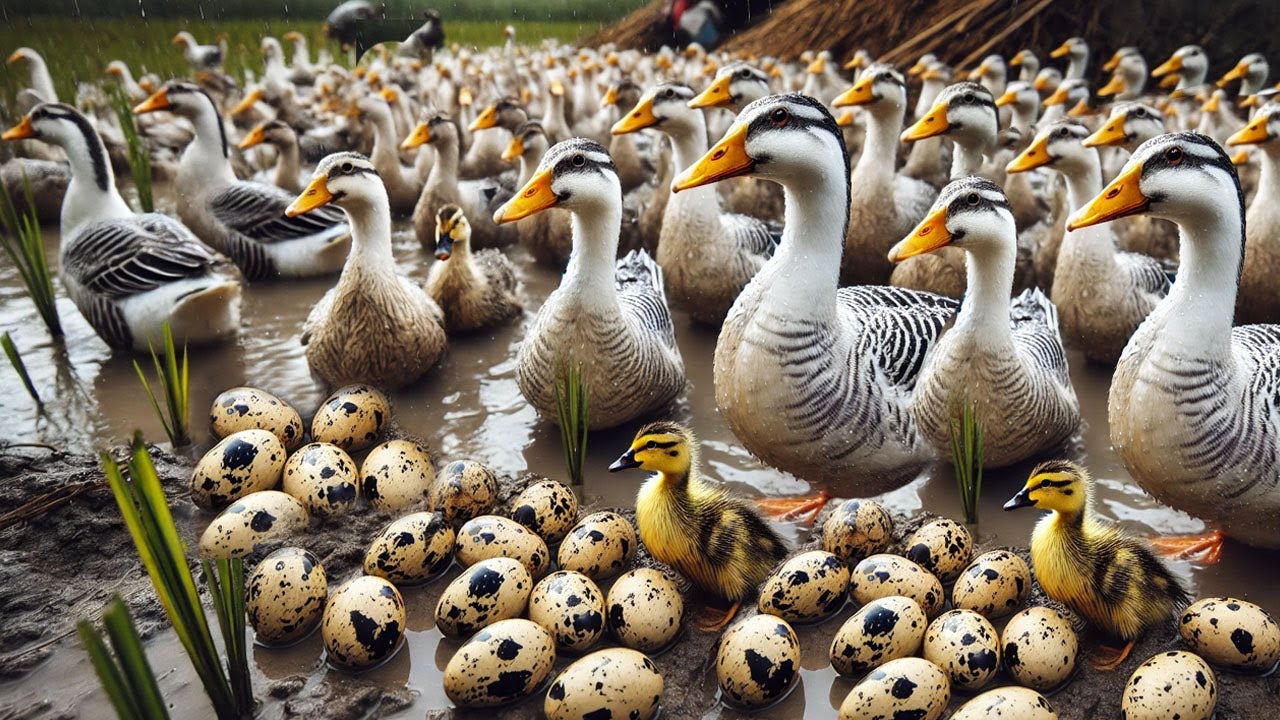 Inside Organic Duck Farm - How Duck Farm Produces Millions Of Eggs ...