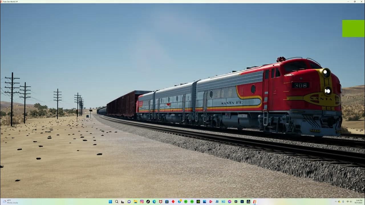 TSW3 - Santa Fe F7 over Cajon - YouTube