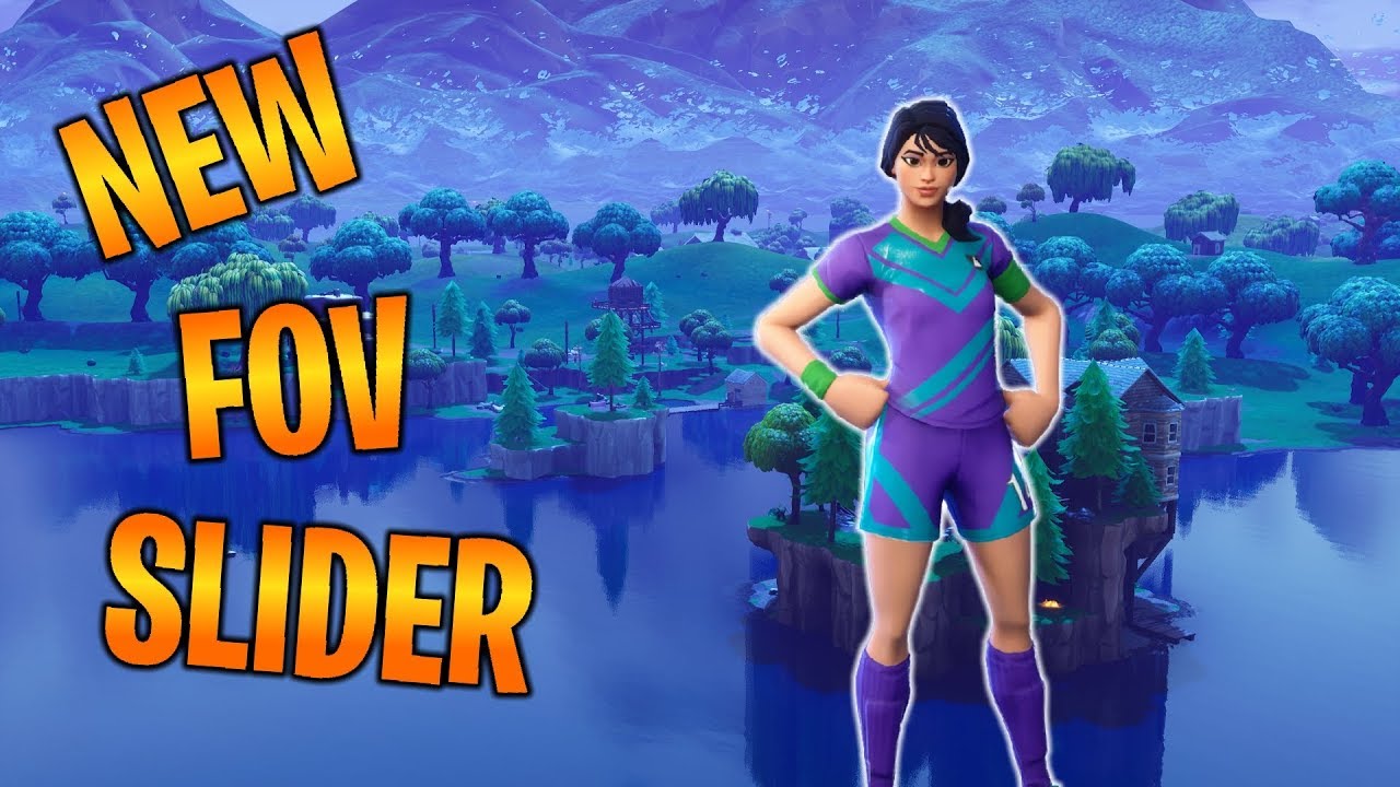 *NEW* FOV SLIDER IN FORTNITE?!! - YouTube