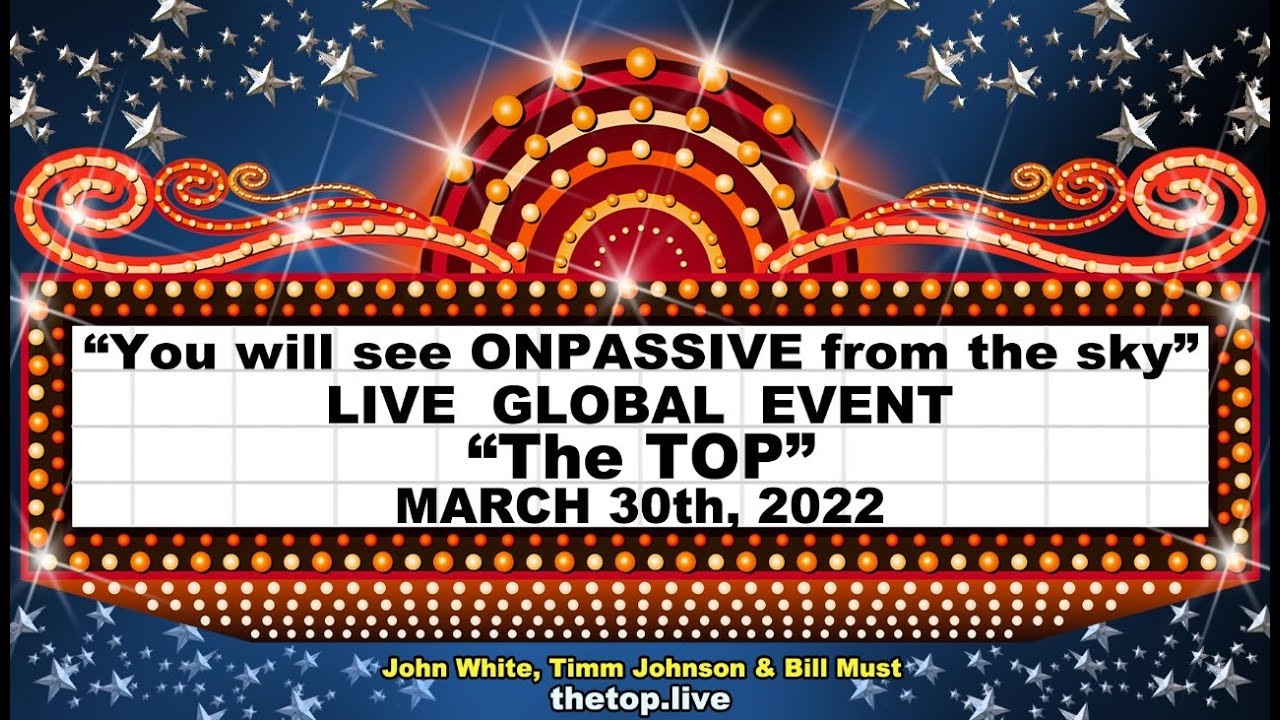 Overwhelmed by the Love you feel for #ONPASSIVE - John White - Timm ...