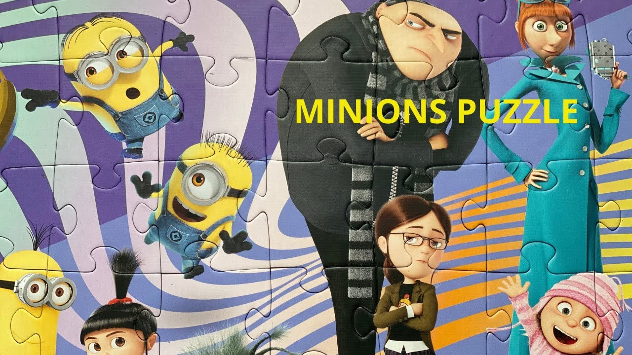 MINIONS PUZZLE - Minions puzzle tutorial | puzzles for you - YouTube