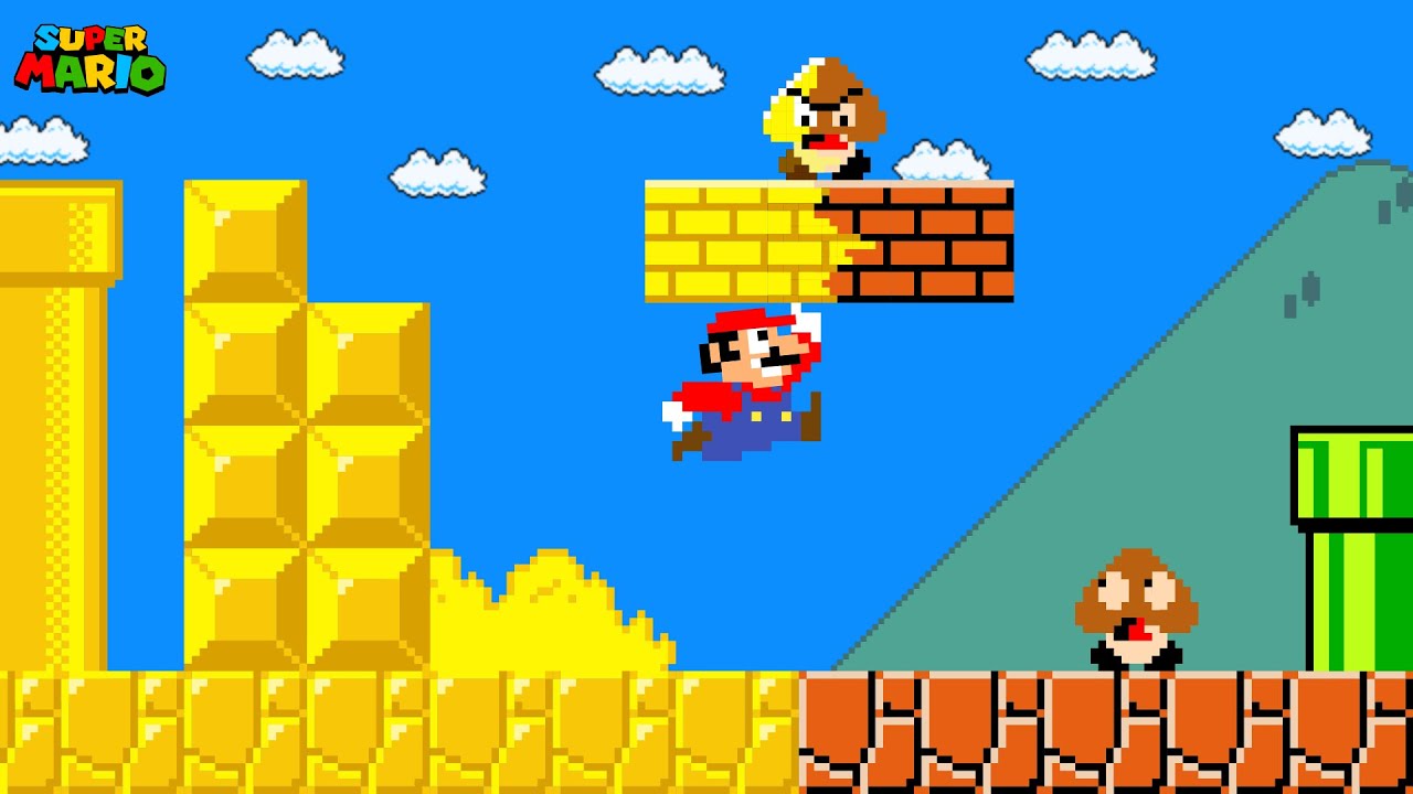 King Rabbit: What If Mario touches Everything it Turns into Gold 2 ...