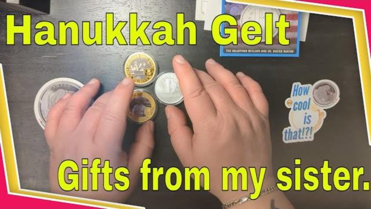 Christmanukkah Gelt - Coin Gifts from my Sister - YouTube