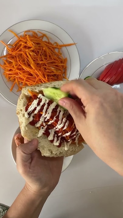 Қазақша ход-дог🌭 #food #ходдог - YouTube