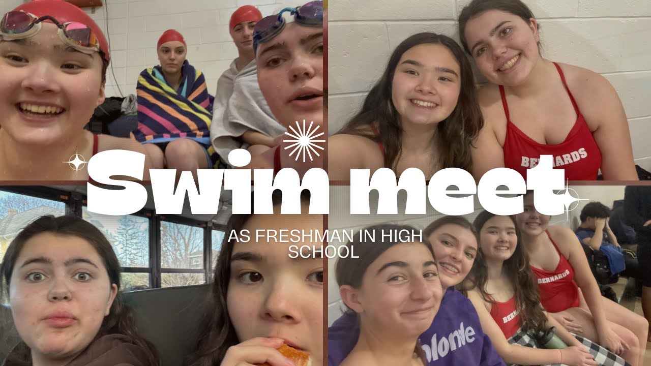 What a typical swim meet is like as freshman in high school - YouTube