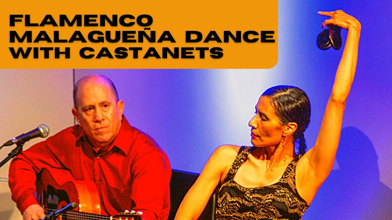 Flamenco Baile with Castanets por Malagueña - Dance to Flamenco Guitar ...