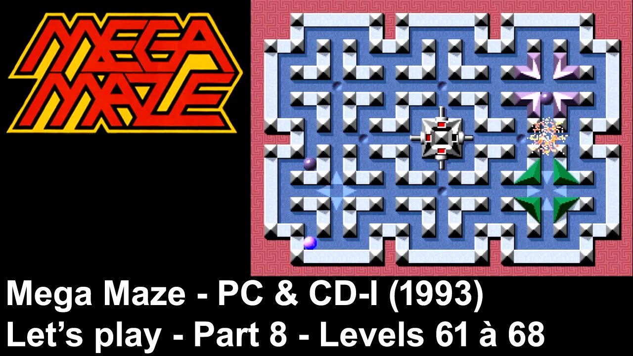 Mega Maze - PC & CD-I - 1993 - Let's play - Part 8 - Levels 61 à 68 ...