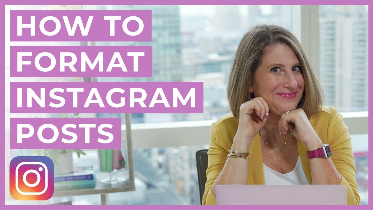 How To Format Instagram Posts - YouTube
