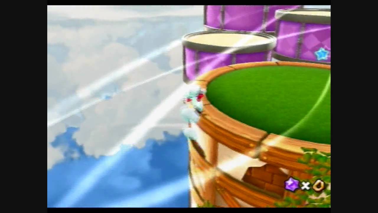 Super Mario Galaxy 2 - Cloudy Court Galaxy - Head in the Clouds - YouTube