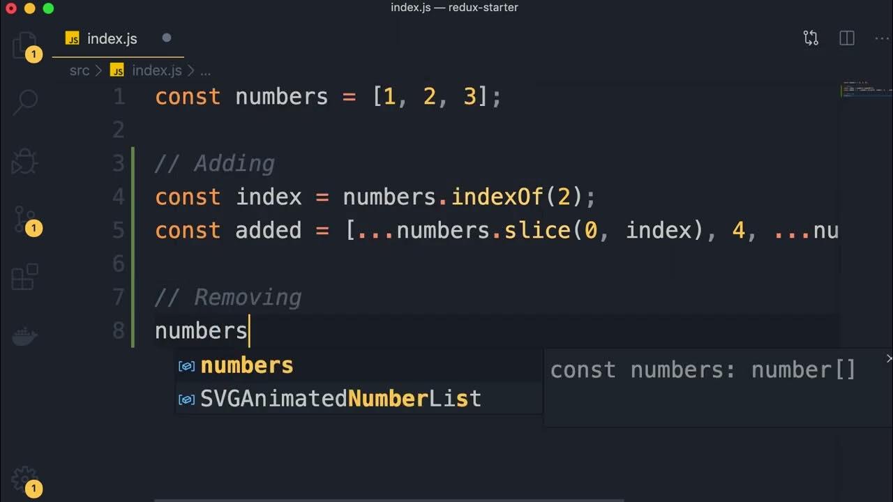 Redux | #15 - Updating Arrays [By Mosh Hamedani] - YouTube