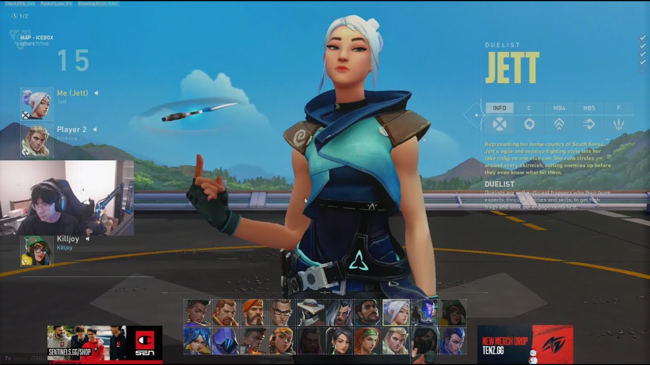 SEN TenZ JETT RANKED GAMEPLAY | FULL MATCH VOD - YouTube