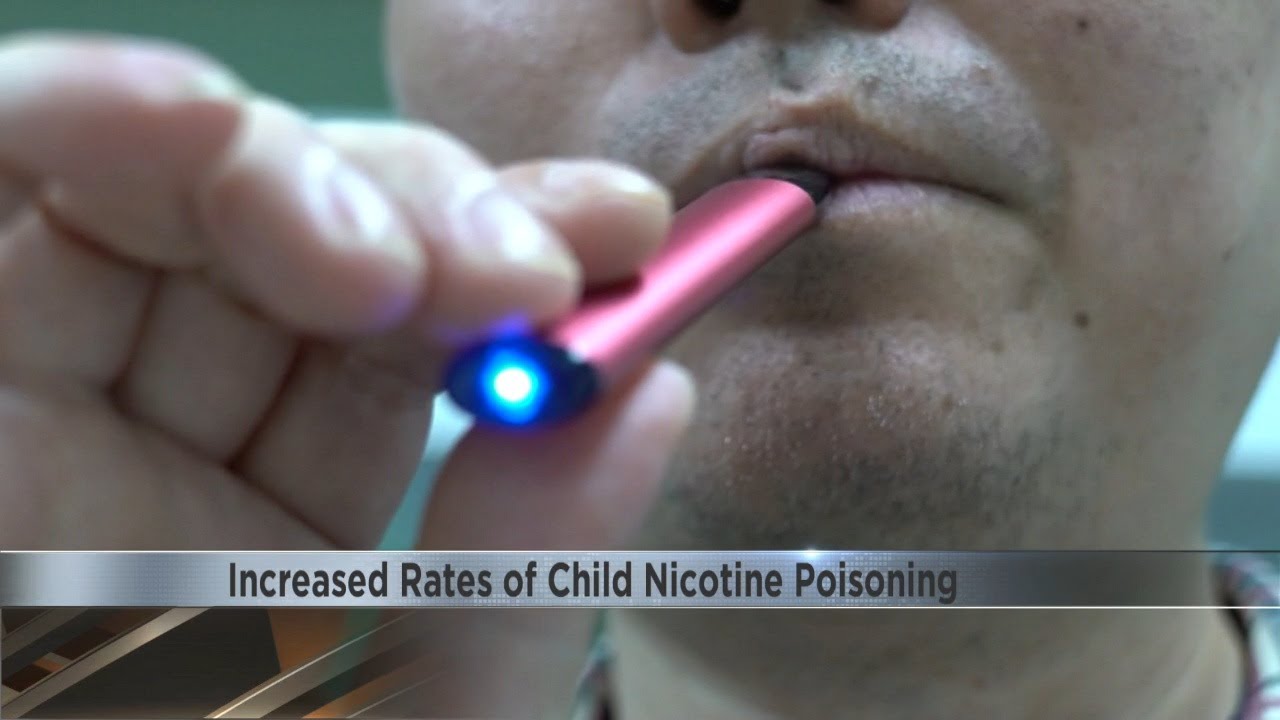 CDC is sounding the alarm on nicotine poisoning in kids - YouTube