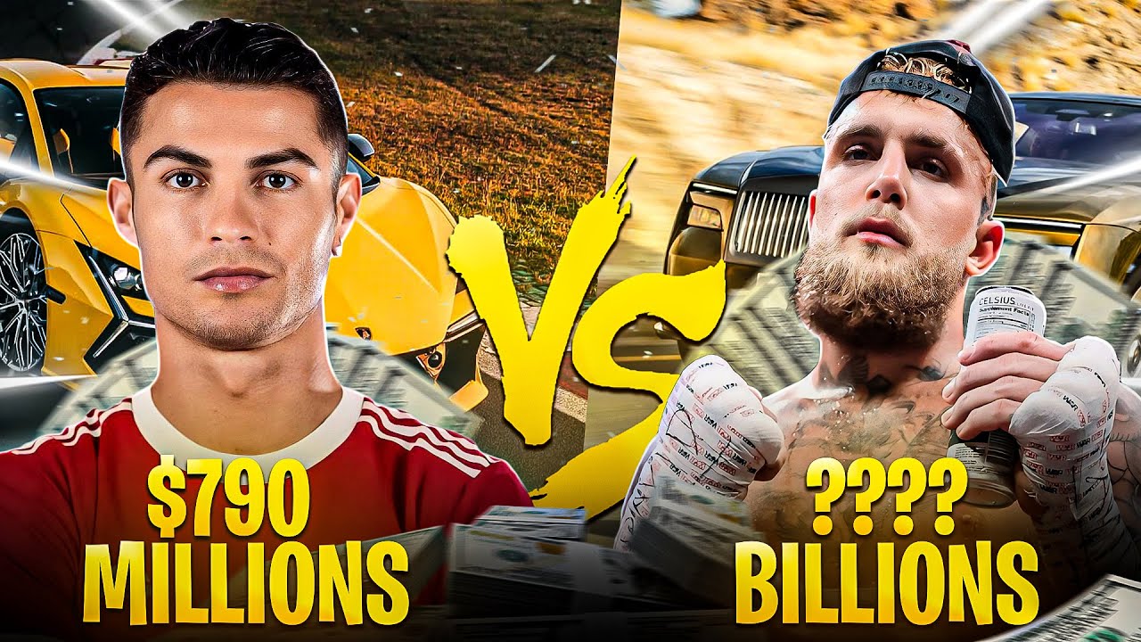 Jake Paul vs Cristiano Ronaldo: Breaking Down Their Fortunes - YouTube