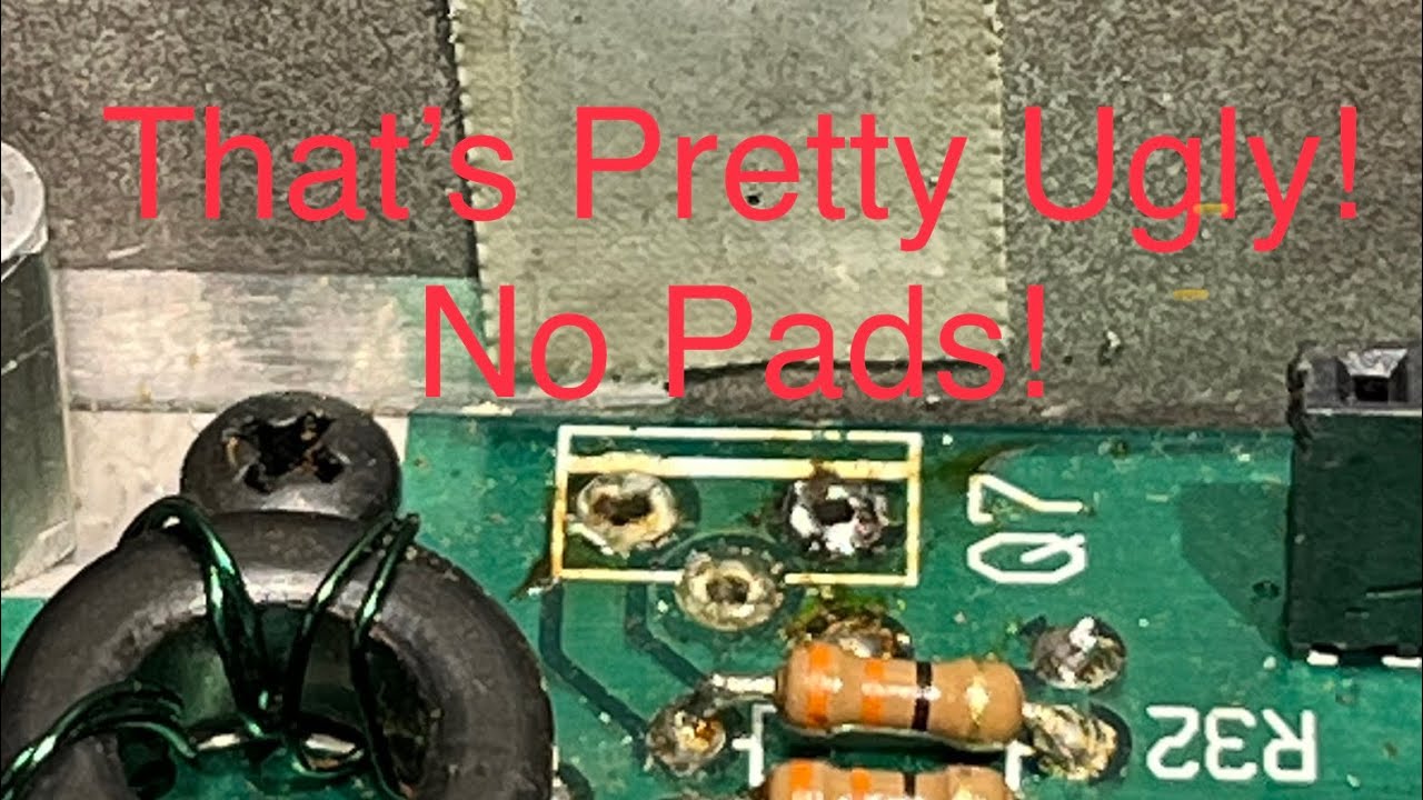 Broken Elecraft K1 for $250 from QSL Swap. PA Replacement… missing pads… - YouTube