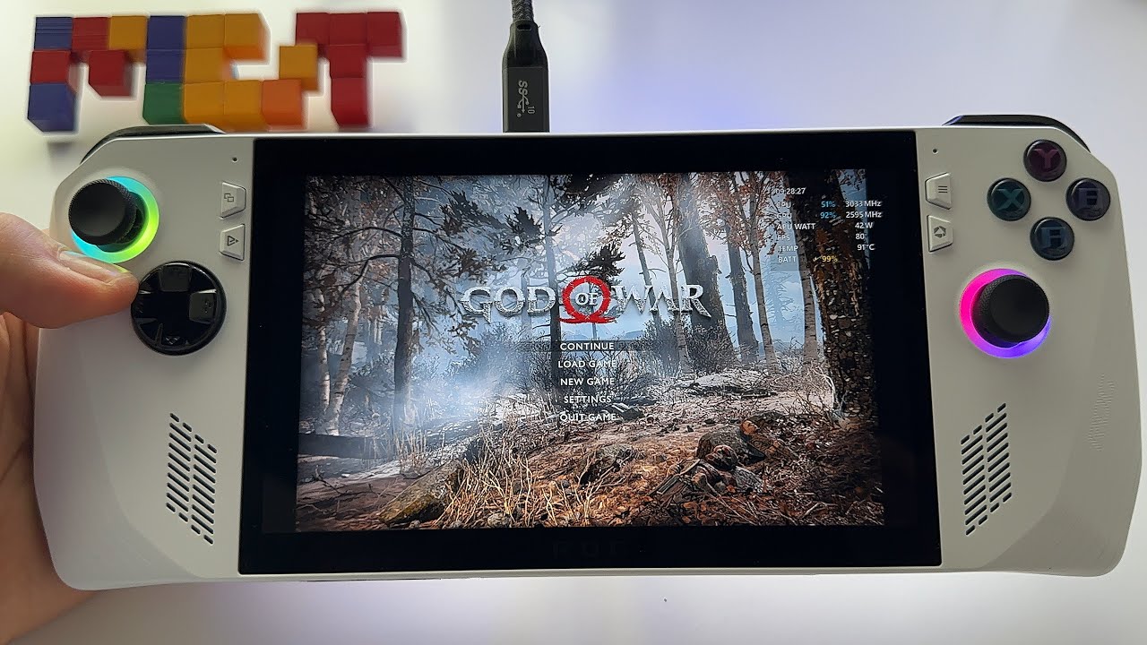 God of War | Asus Rog ALLY gameplay | the supreme handheld gameplay ...