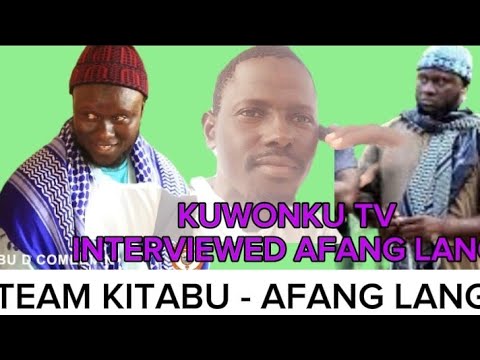 TEAM KITABU - INTERVIEW WITH AFANG LANG - YouTube