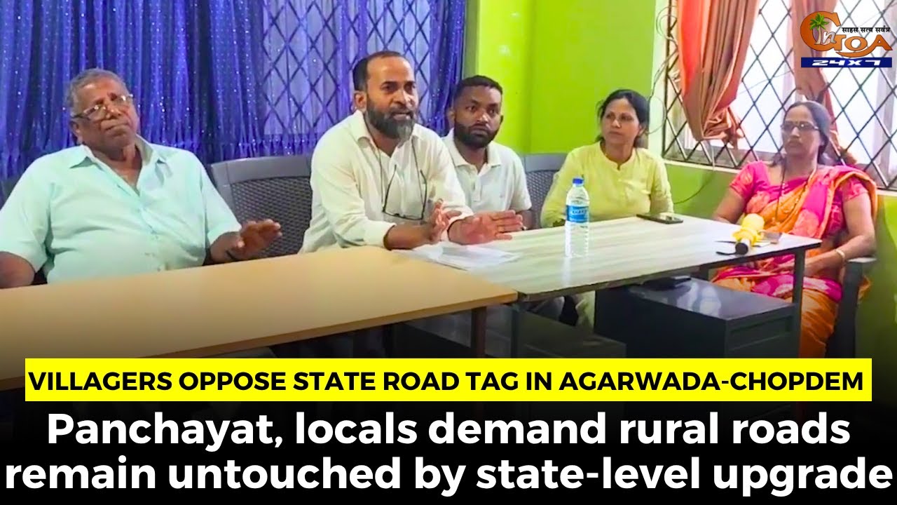 Villagers oppose state road tag in Agarwada-Chopdem. - YouTube