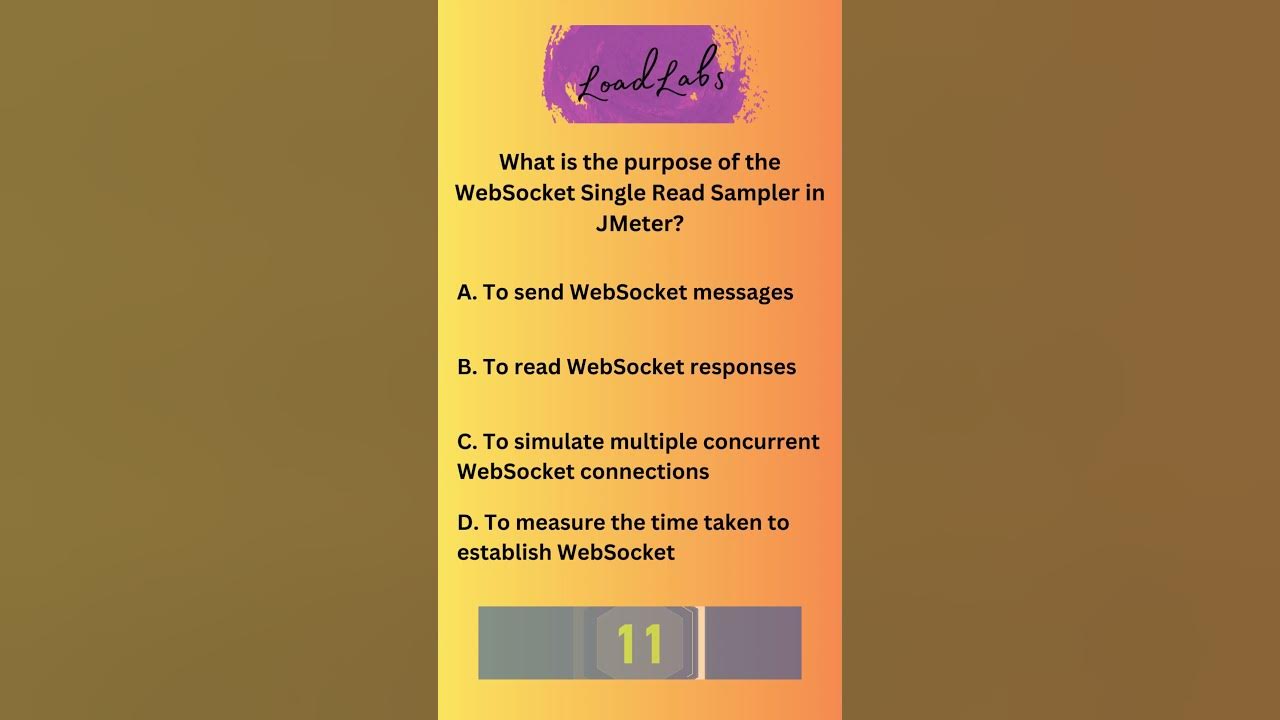 What Is The Purpose Of The Websocket Single Read Sampler In Jmeter Youtube