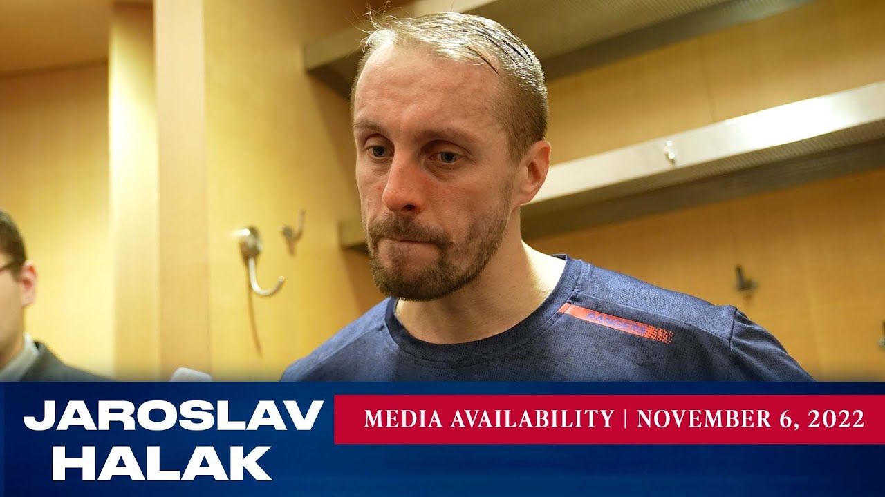 New York Rangers: Jaroslav Halak Postgame Media Availability | Nov. 6 ...