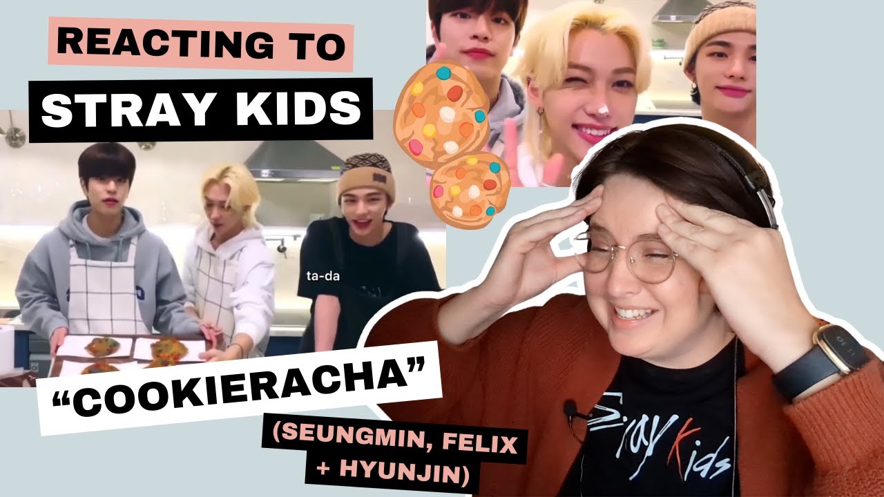 stray kids try to bake cookies (Who is "COOKIERACHA!?") Reaction - YouTube