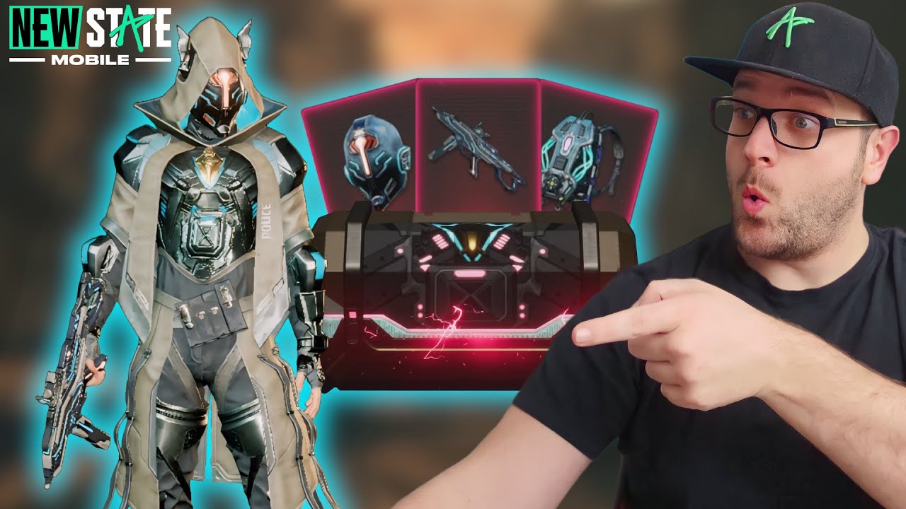 INSANE NEW SKINS!- NEW Dark Hero Crate opening | New State Mobile - YouTube
