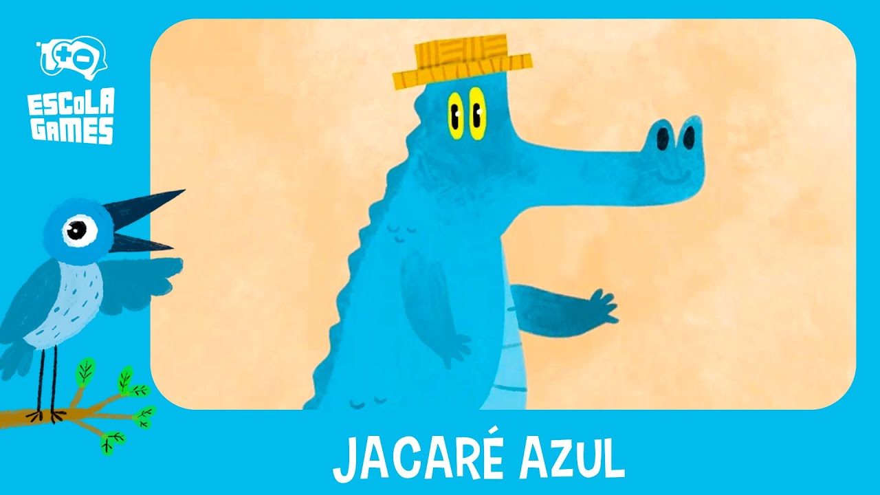 Jacaré Azul | Não Importa a Cor, Vale o Coração! | Escola Games - YouTube
