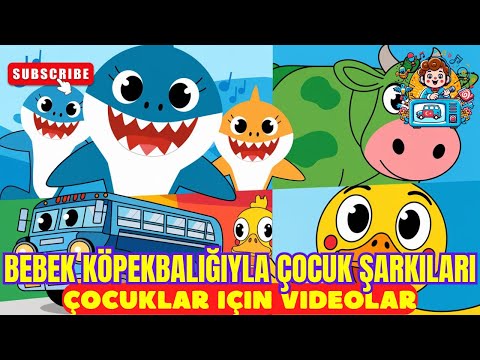 💚 Baby Shark / Bebek Köpekbalığı / El Ele Tutalım — çocuk şarkıları ✨ Çocuklar için video