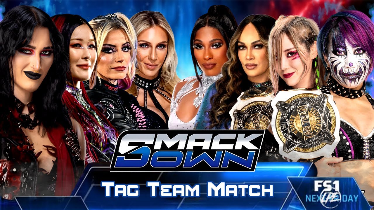 Tag Team Match | Team Ripley vs Team Asuka | WWE SMACKDOWN 15-11-2025 ...