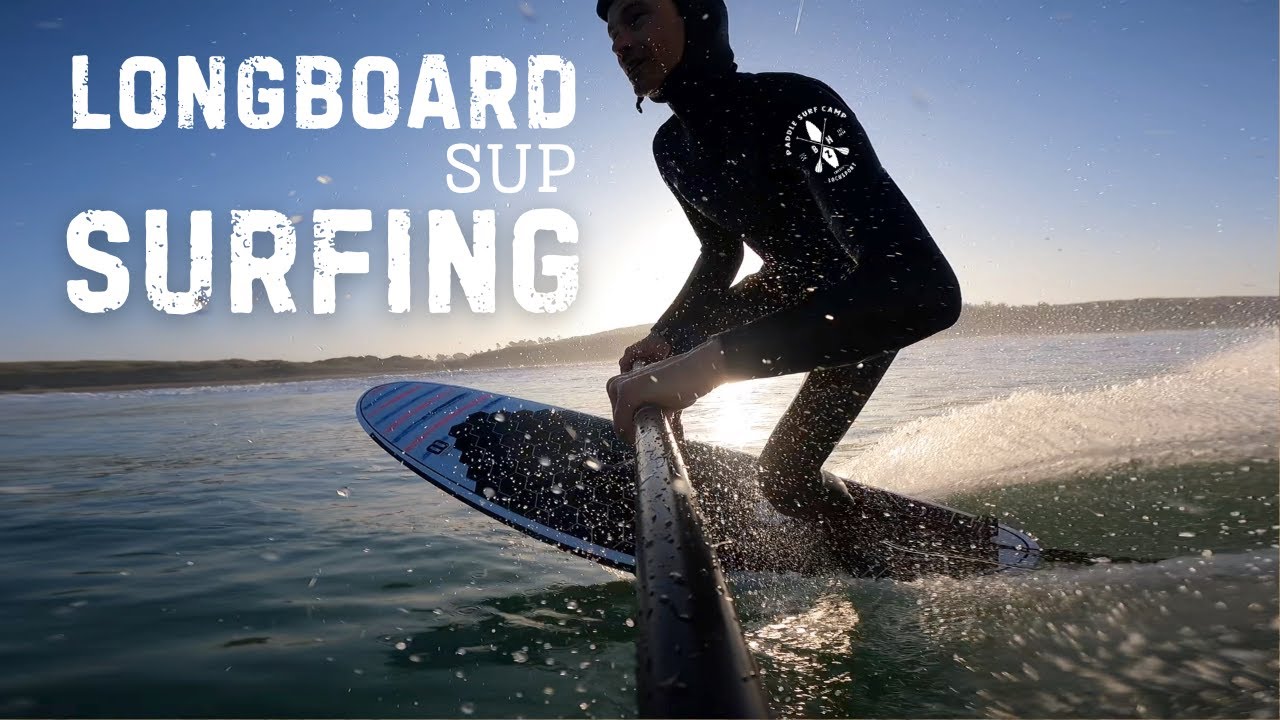 LONGBOARD SUP SURFING - WINTER SESSION - 🤙🏻🏄‍♂️ - YouTube