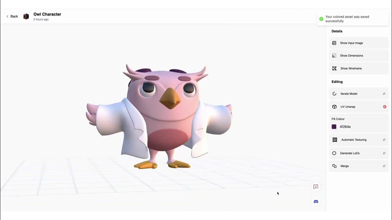 JPG / PNG to 3D Model - Web App Demo December 2023 - YouTube