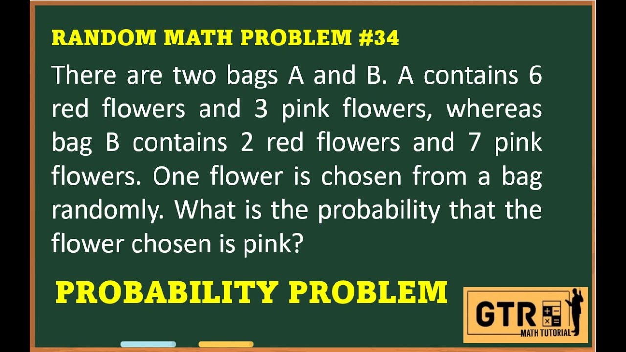 RANDOM MATH PROBLEM #34 - YouTube