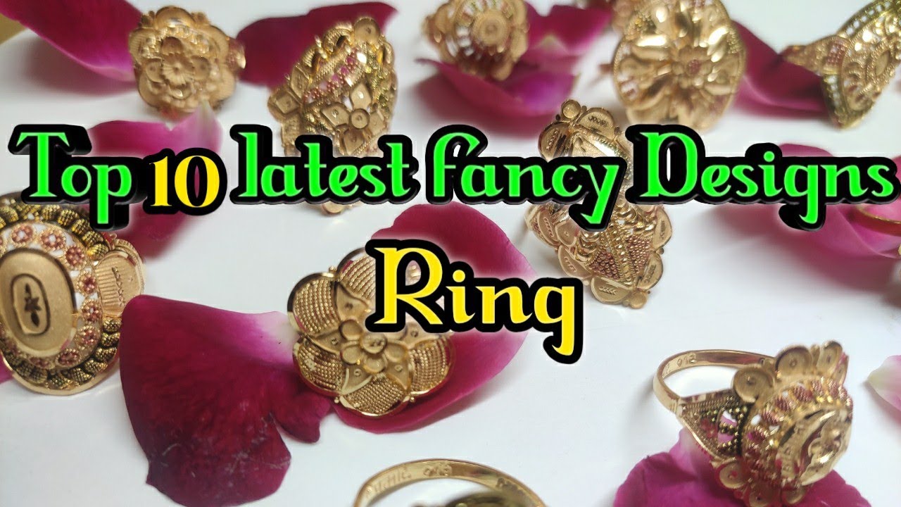 New Latest Fancy gold ring 💍 design || gold ring for women 💞 - YouTube