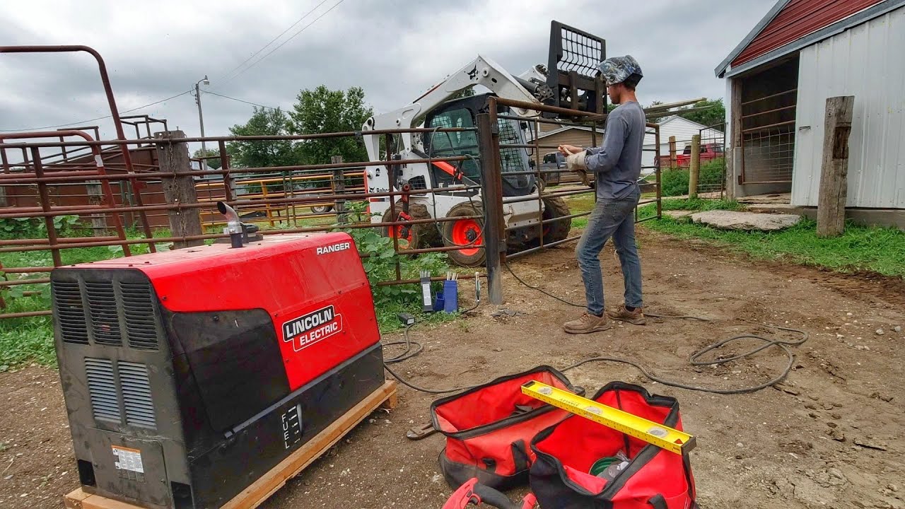 Finishing the big welding project - YouTube