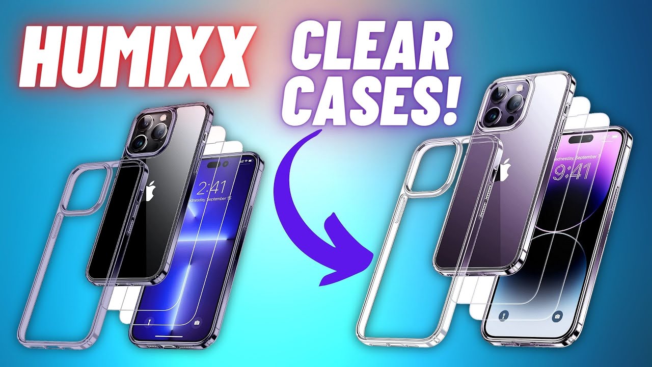 Humixx Clear Case Review for iPhone 14 Pro Max! // Clear + Amethyst ...