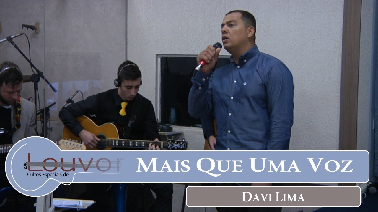 Mais Que Uma Voz | Davi Lima | 19/05/2018 - YouTube
